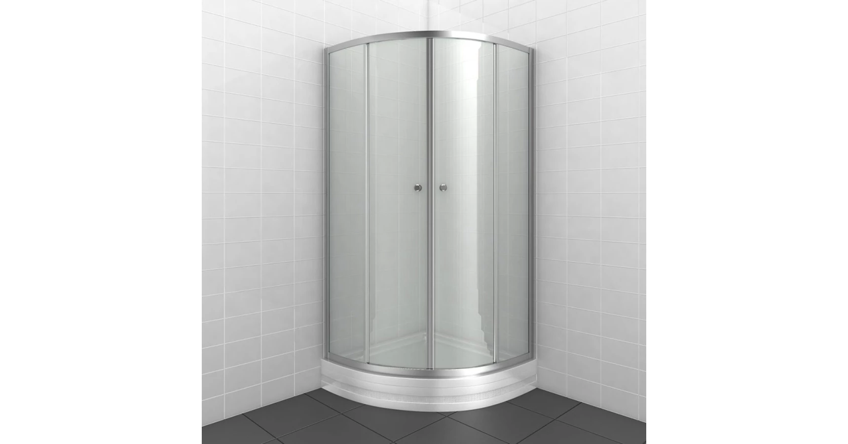 Sanica Orbit íves zuhanykabin 90x90 - Sanica - Sanica Webáruház