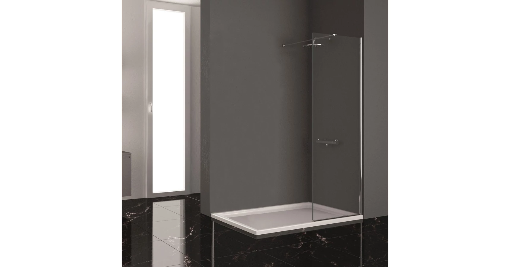 Sanica Villa Walk-In zuhanyfal 100x195 - Sanica - Sanica Webáruház