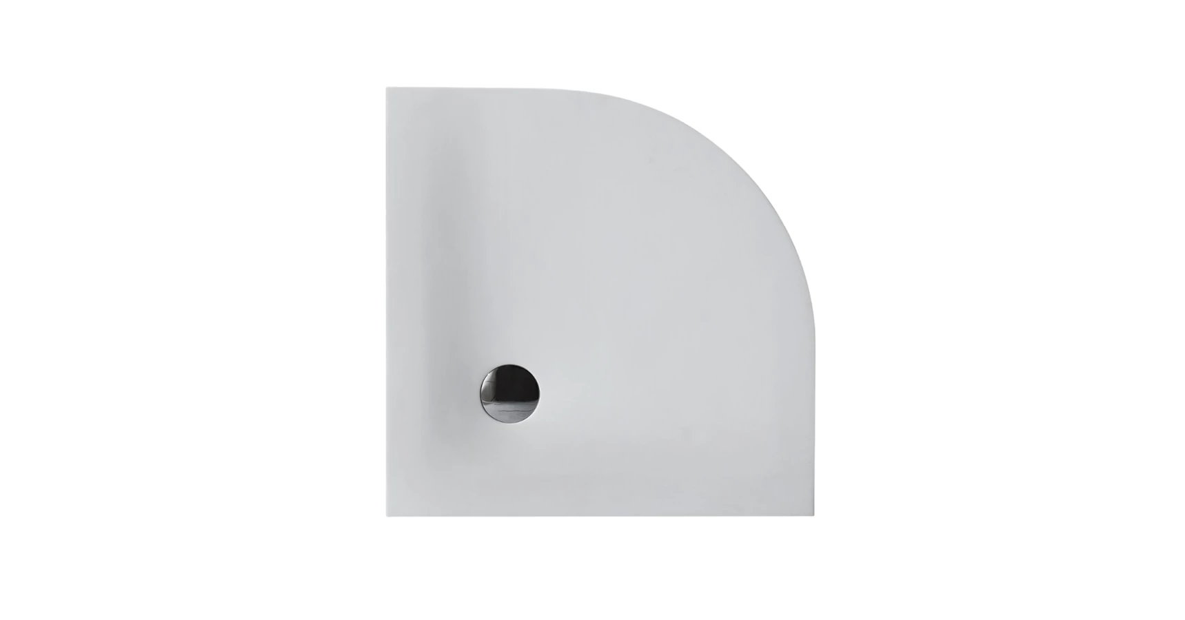 Sanica Alvis műmárvány íves zuhanytálca 90x90 - Sanica - Sanica Webáruház